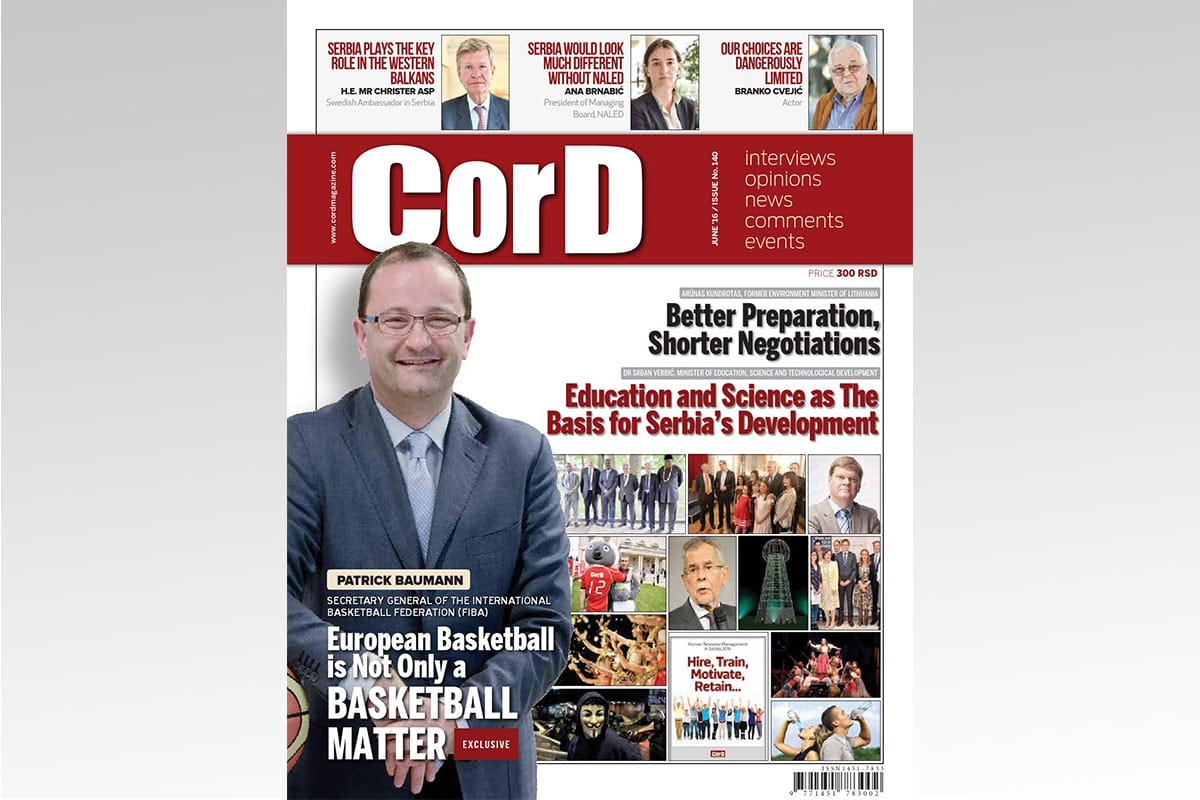 June 2016 issue, no. 140 - CorD Magazine