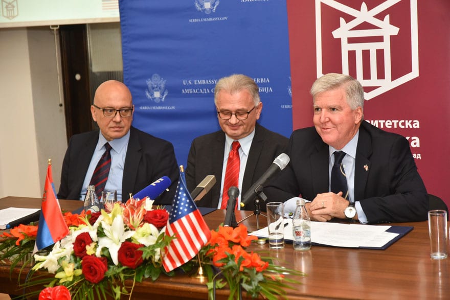 U.S. Ambassador Helps Restoration Of The University Library - CorD Magazine