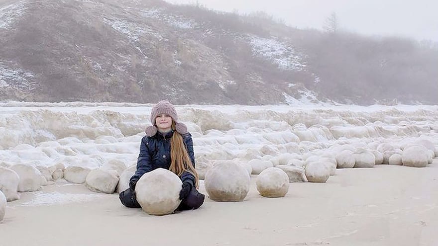 Giant Snowballs On Siberian Beach - CorD Magazine
