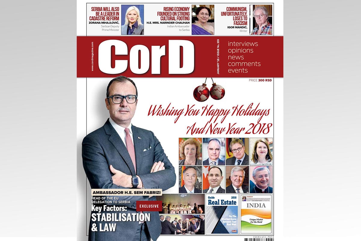 January 2018 issue, no. 159 - CorD Magazine