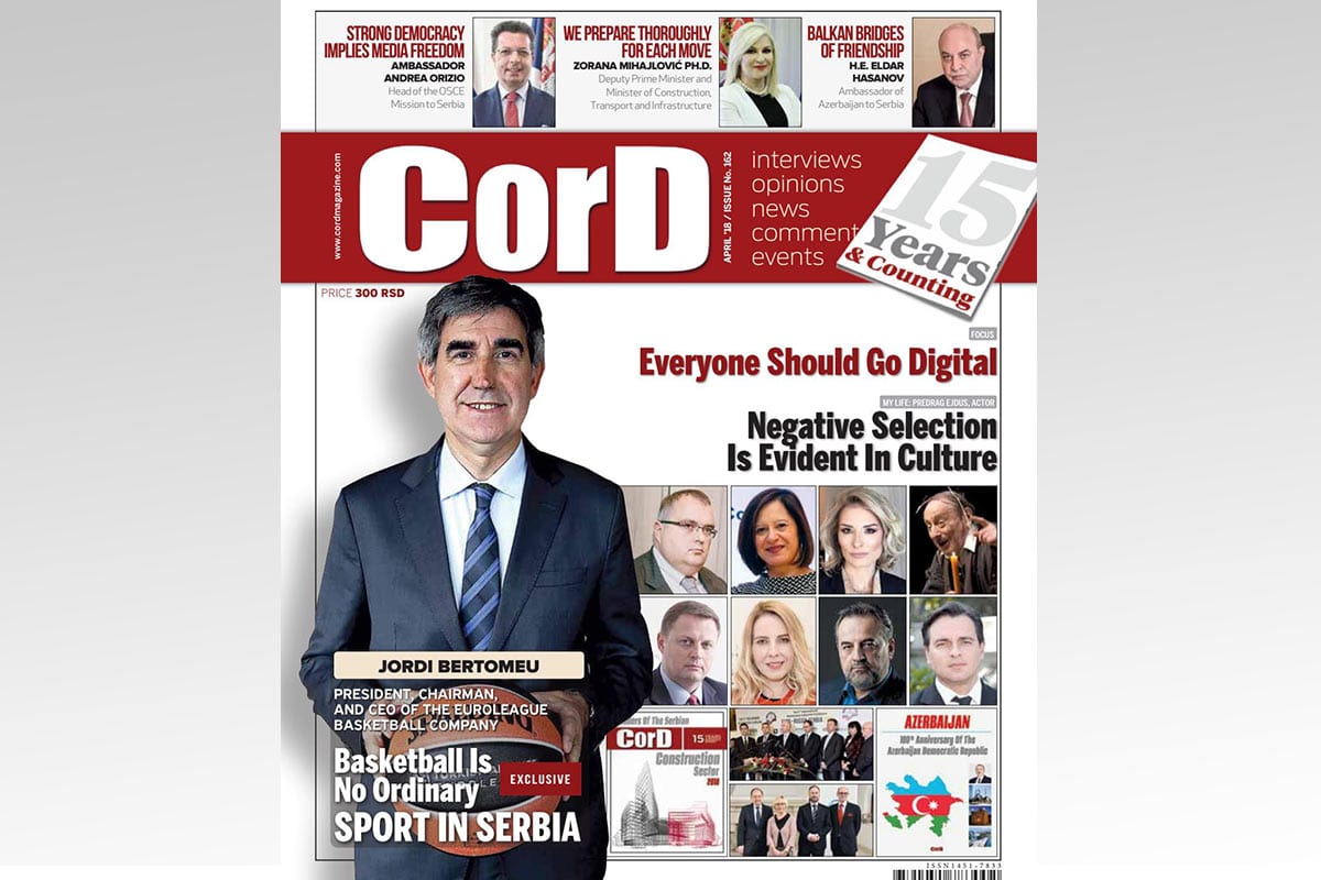 April 2018 issue, no. 162 - CorD Magazine