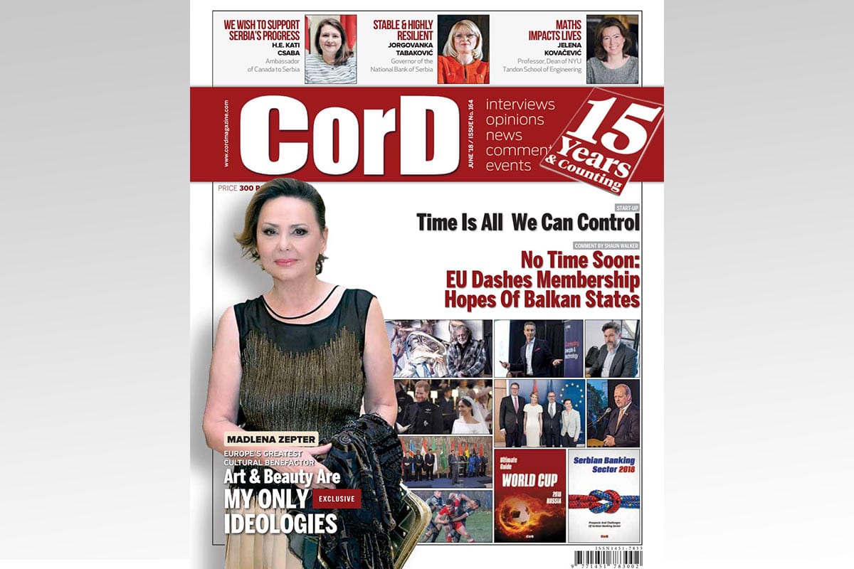 June 2018 issue, no. 164 - CorD Magazine