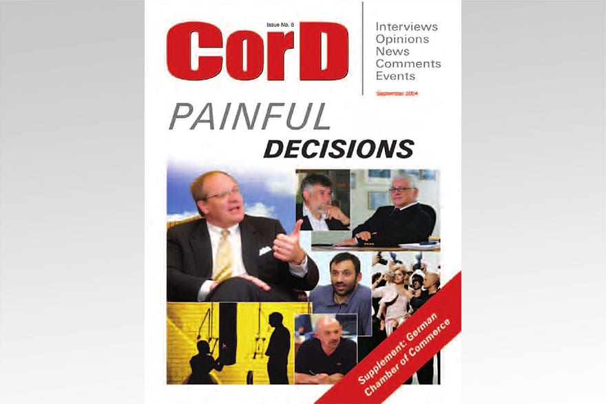 September 2004 issue, no. 8 - CorD Magazine