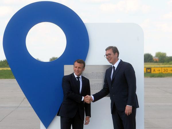 Macron Arrives on a Two-Day Visit to Serbia - CorD Magazine