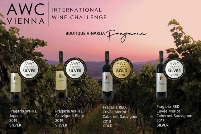 Slobodan and Saša Vujić: A Gold And Three Silvers For Fragaria Wines