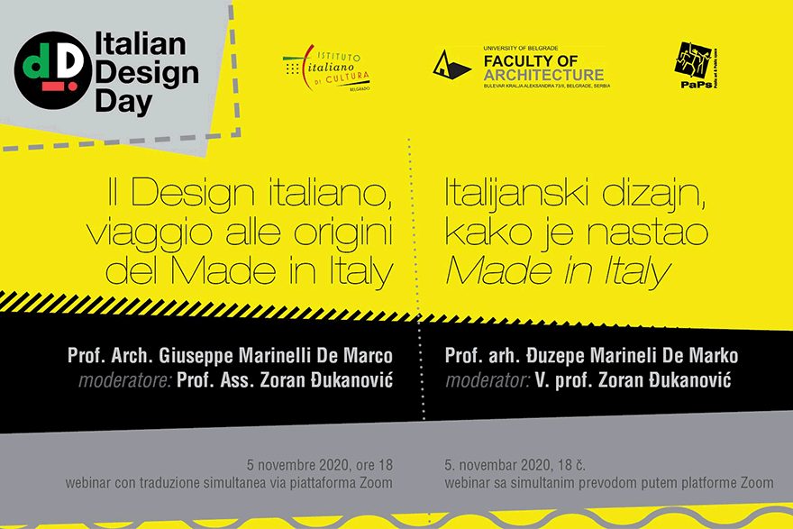 Dan italijanskog dizajna u svetu - Italian Design Day 2020 - CorD Magazine