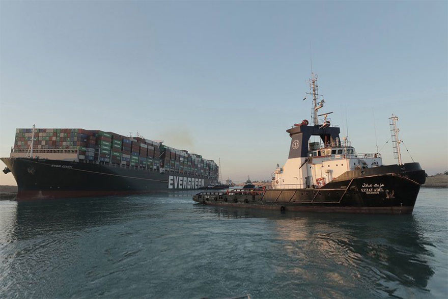 Suez Canal: Ever Given Container Ship Shifted From Shoreline