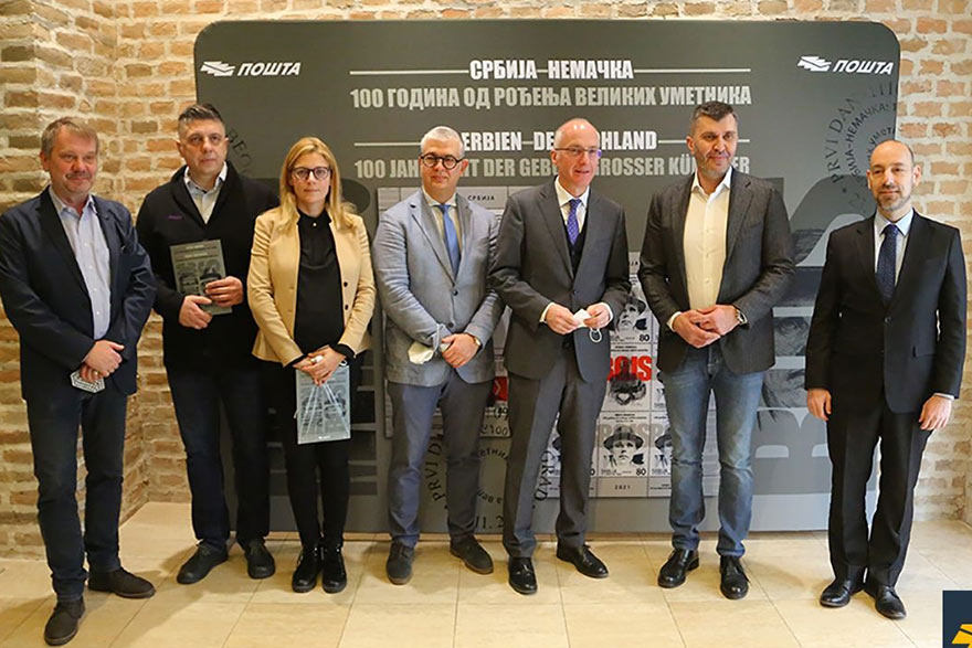 Promocija markica "Srbija-Nemacka 100 godina od rodjenja velikih umetnika"