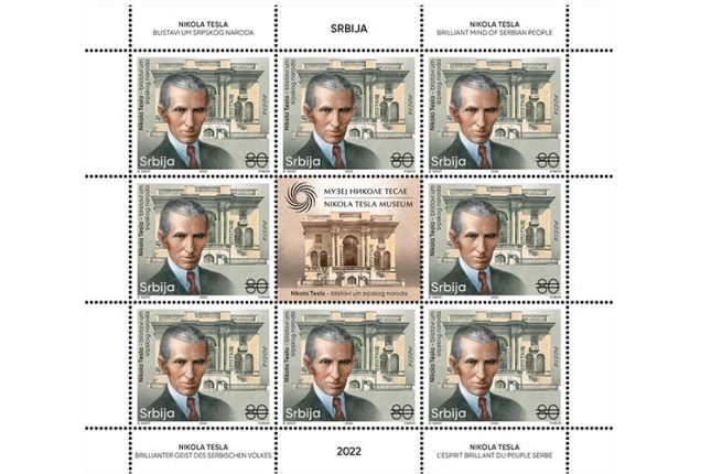 Postage Stamps In Honour Of Nikola Tesla - CorD Magazine