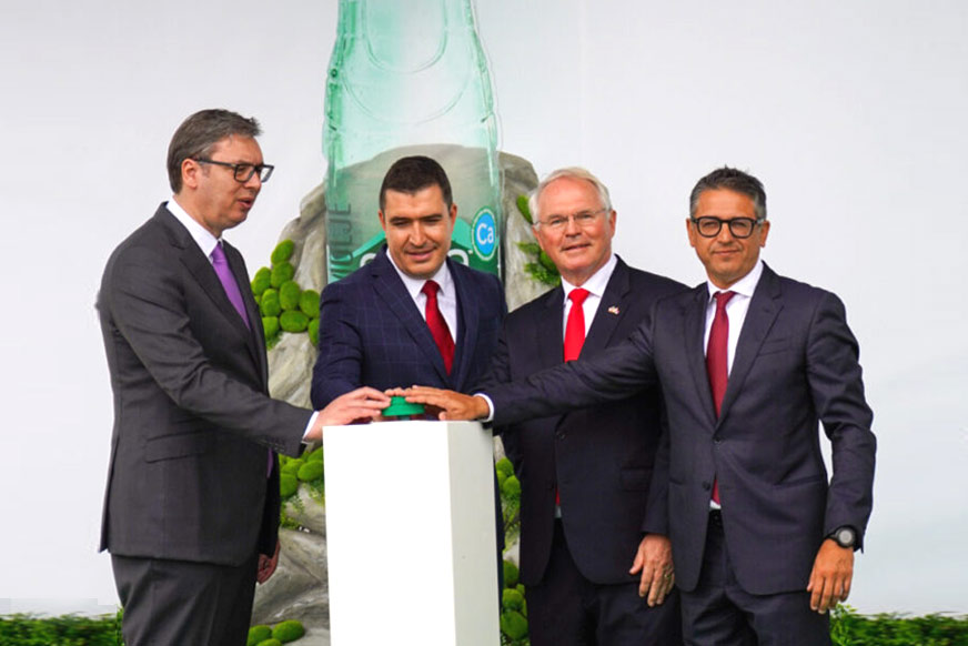 Coca-Cola System Opens Rosa Homolje Carbonated Water Bottling Plant In ...
