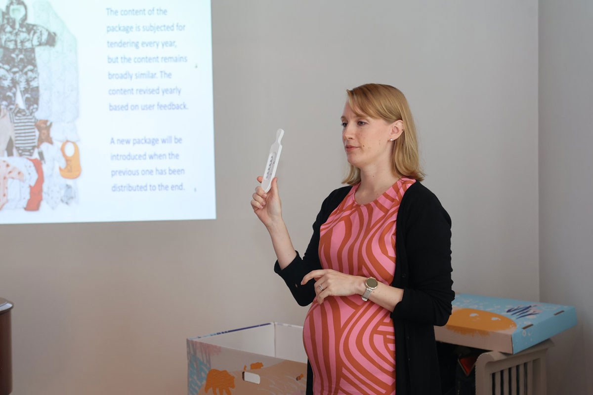 Unboxing The Finnish Baby Box At The Residence Of The Ambassador of Finland