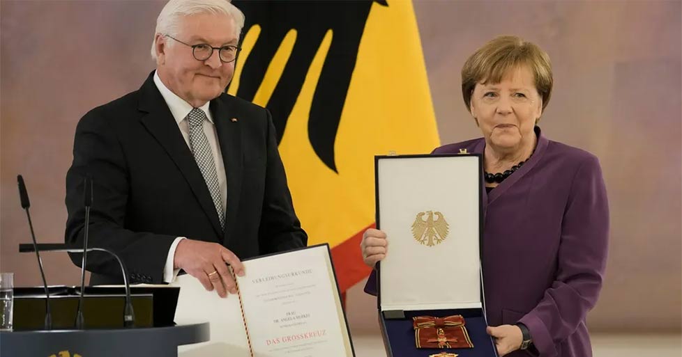 Angela Merkel Awarded The Highest German Order