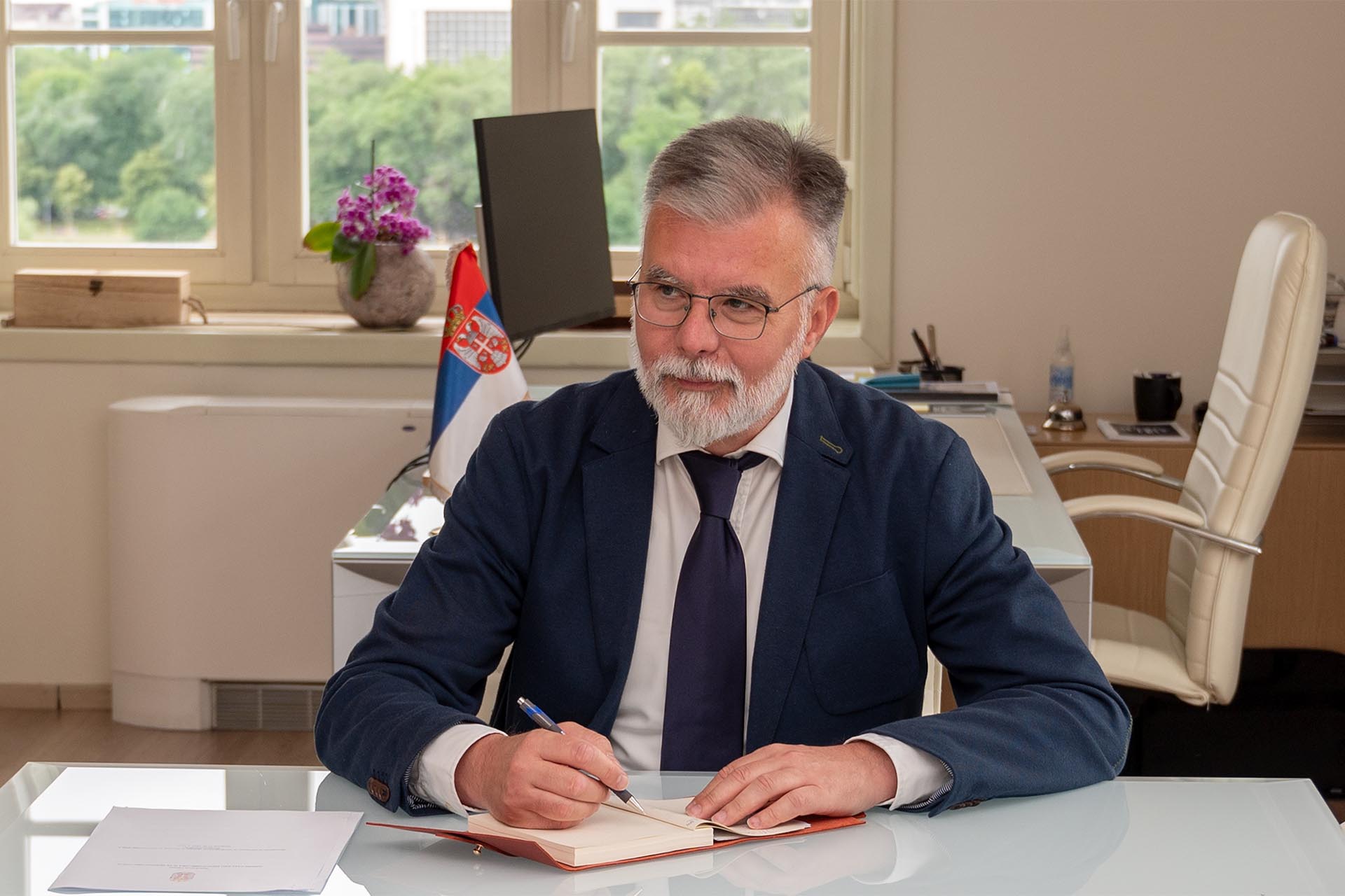 Dejan Ristić, Serbian Minister of Information and Telecommunications ...