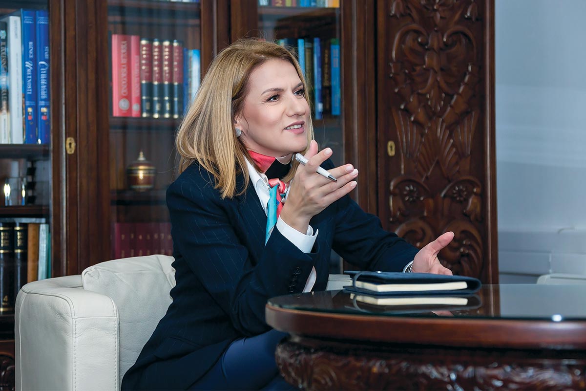 Dr Nina Drakić, President of Montenegrin Chamber of Economy ...